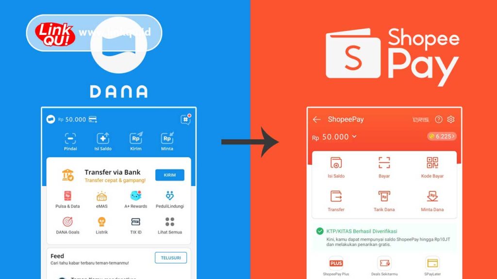 Transfer Dana Ke Shopeepay Pakai Qr Code Transfer, Qr Code - Satekno